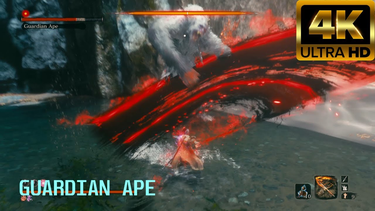 SEKIRO - GUARDIAN APE BOSS FIGHT 4K - YouTube