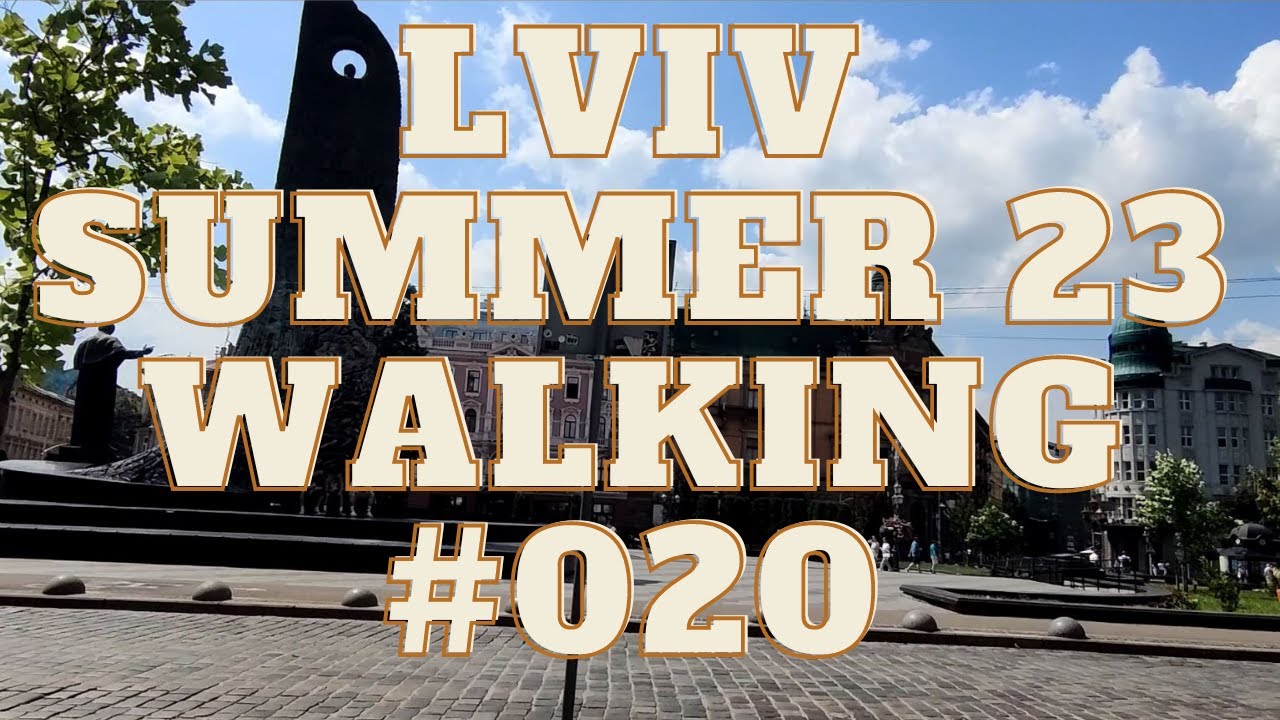 Lviv / Lemberg - walking tour at Afternoon #020 from Dobrobut market to ...