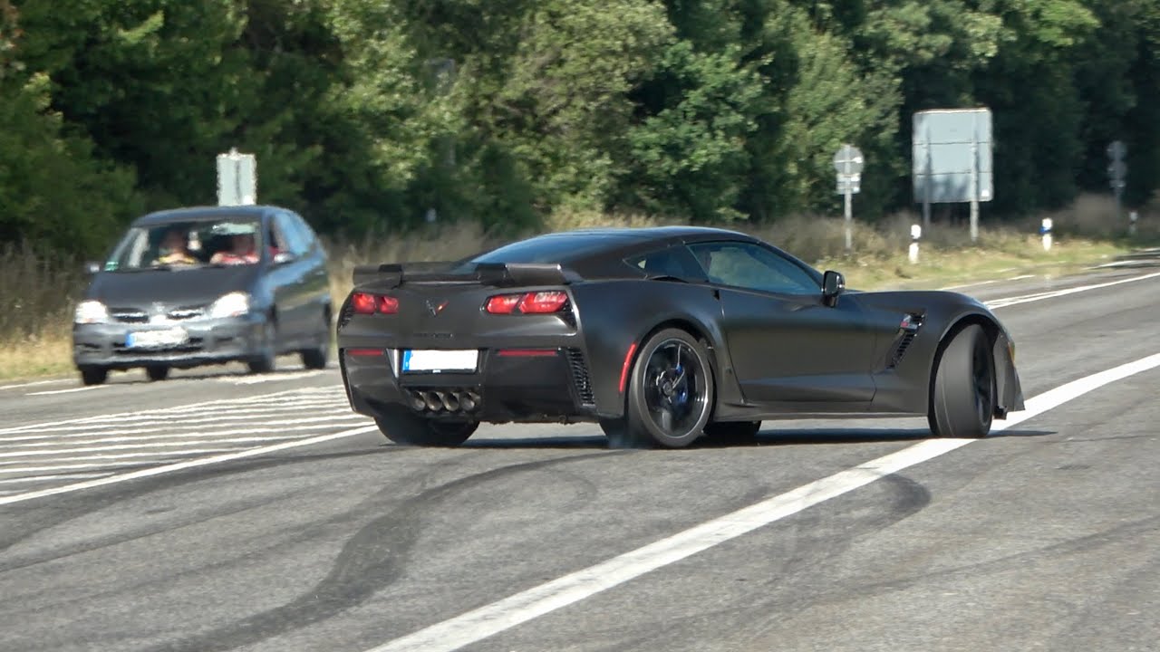 Cars Leaving Nurburgring Tankstelle! C7 Z06 Close Call, M2, GTi, GT350R ...