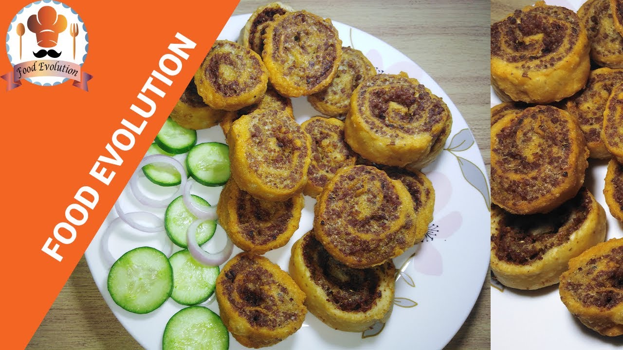 keema pinwheel recipe | crispy and tasty pinwheel | keeme pinwheel ...