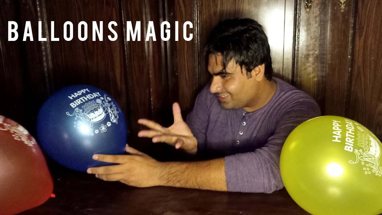 Two awesome Balloons Magic Tricks | Secret Magic Tricks | Saif Malik ...