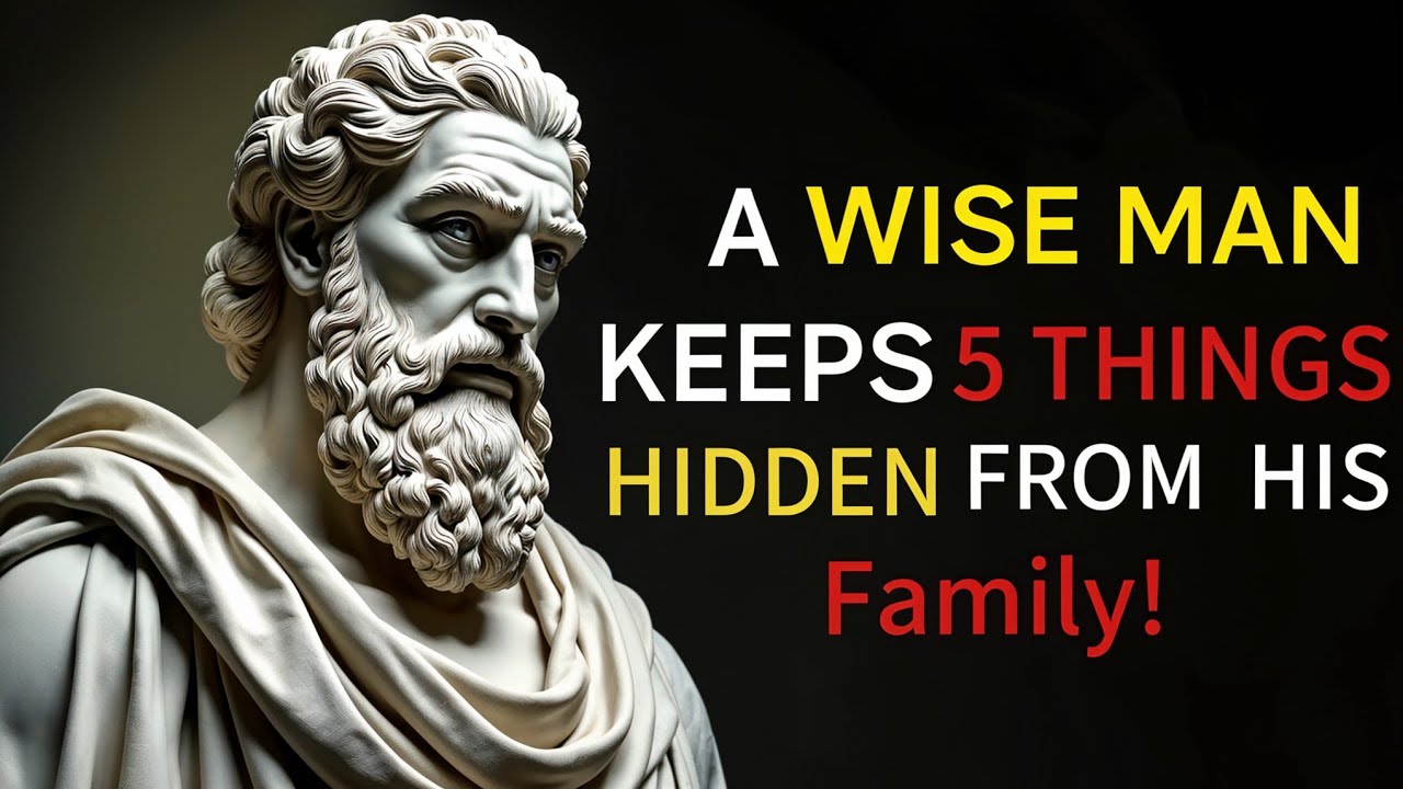 An Intelligent Man Avoids Sharing These 5 Secrets To His Family - STOIC ...