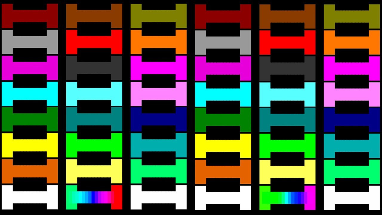 Shutter Crush 26 Colors Worms Survival Race in Algodoo - YouTube