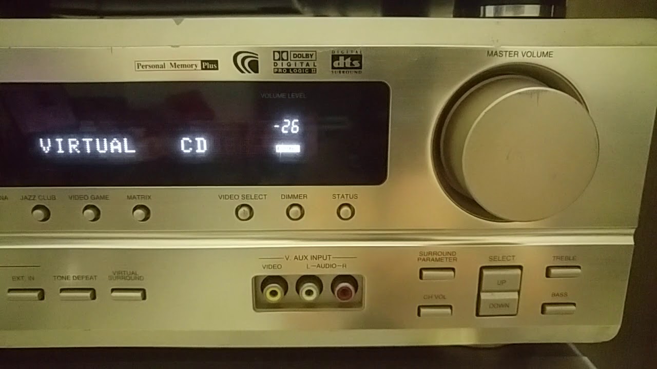 Test Ampli Sony AVC - 1550 * AC 100 V/ 195w . - YouTube