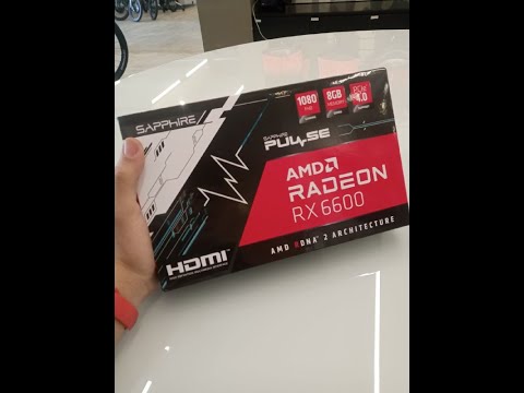 Unboxing RX6600 Sapphire Pulse - PT - YouTube