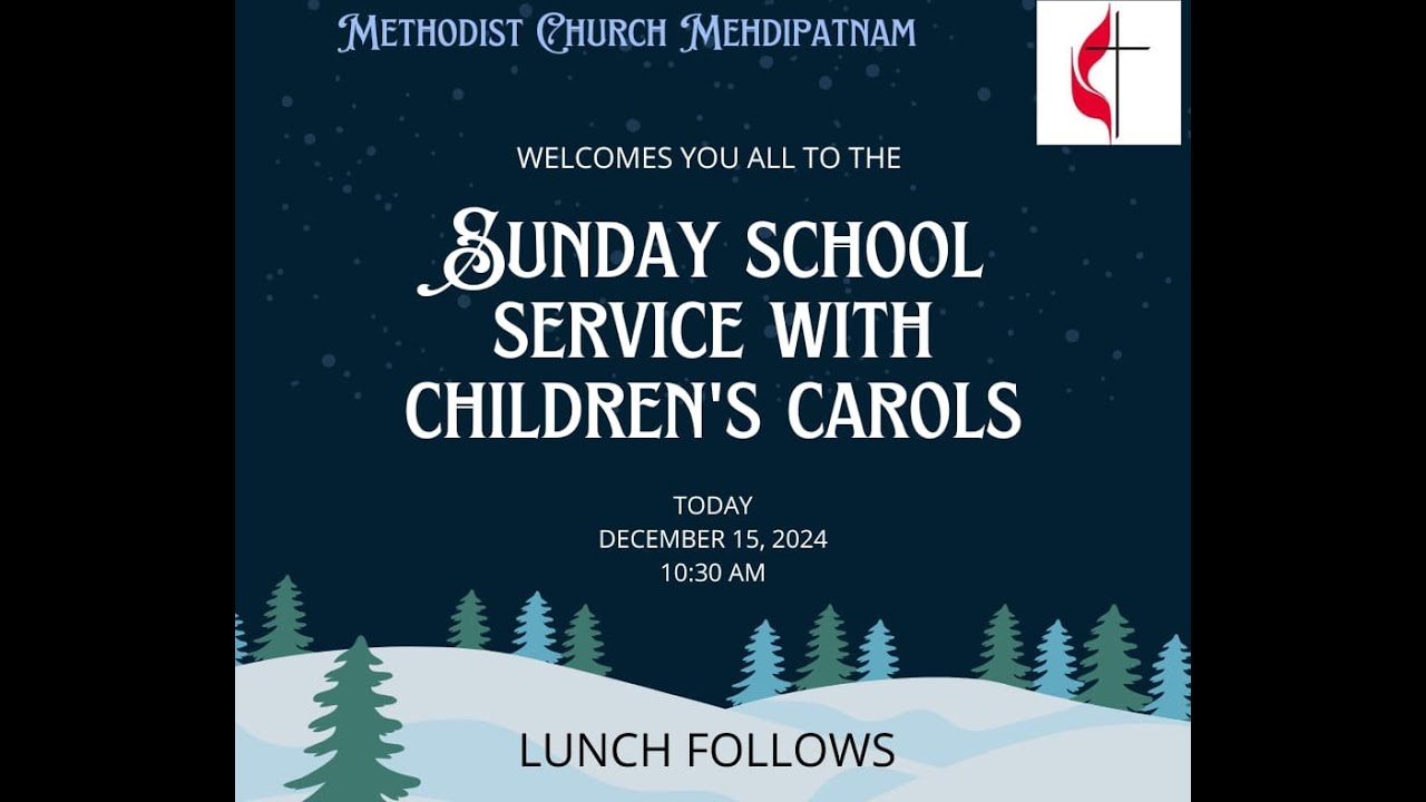 Sunday School Service 2024, 15th Dec '24 - YouTube