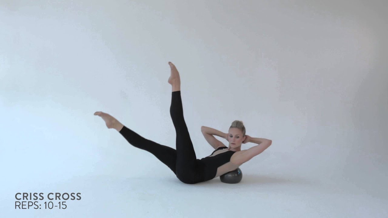 FLX Ball Abdominal Exercise: Criss Cross - YouTube