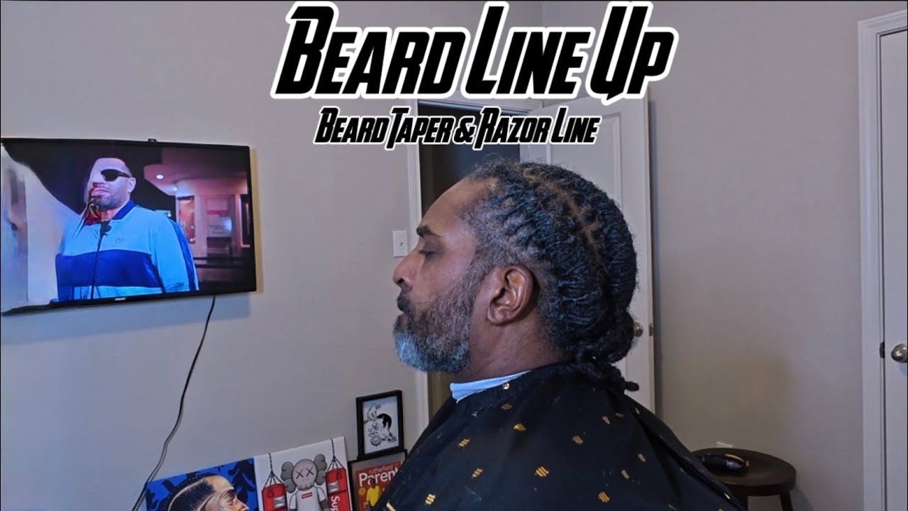 Razor Lining the Beard #haircut #beard #youtube - YouTube