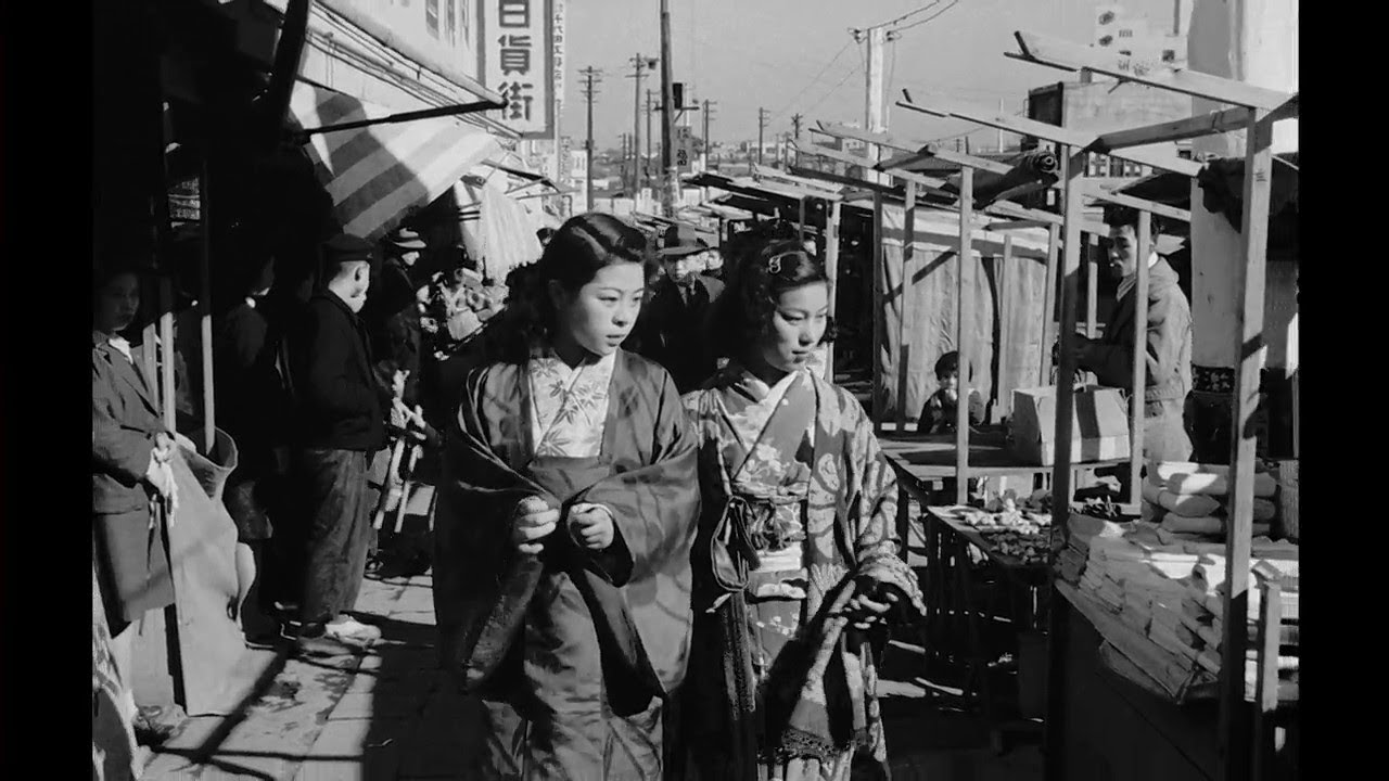 Street scenes, city in Japan, late 1940s. [Part1] - YouTube