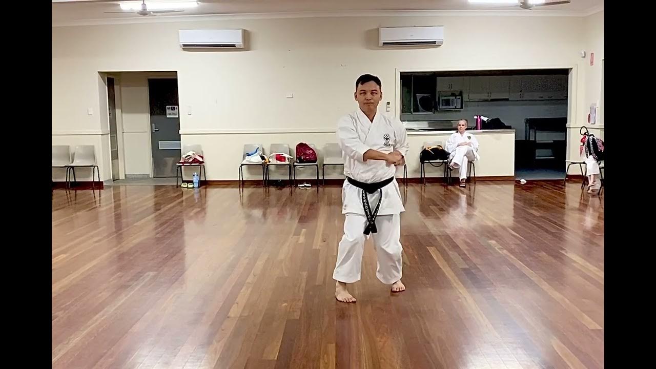 Seipai Kata Goju Ryu Karate by Davy Wijaya Sensei YUKAN KAI KARATE DO - YouTube