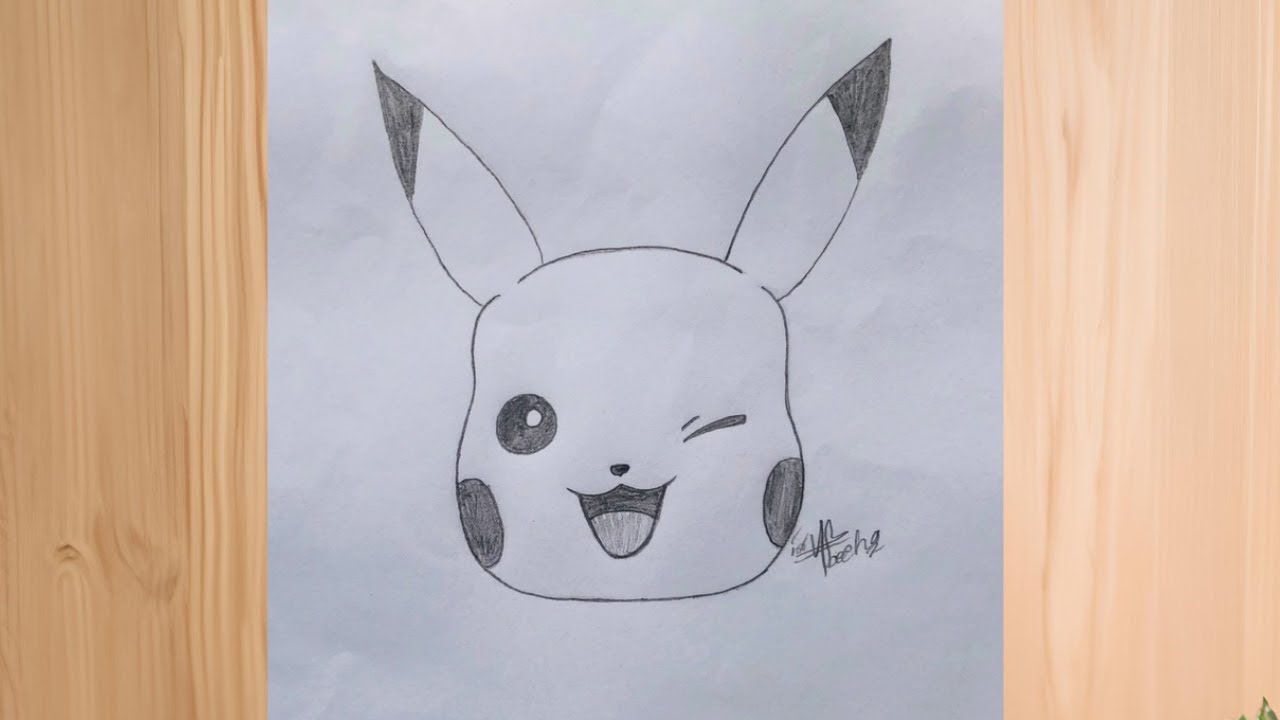 how to draw pikachu || pencil drawing || draw so easy - YouTube