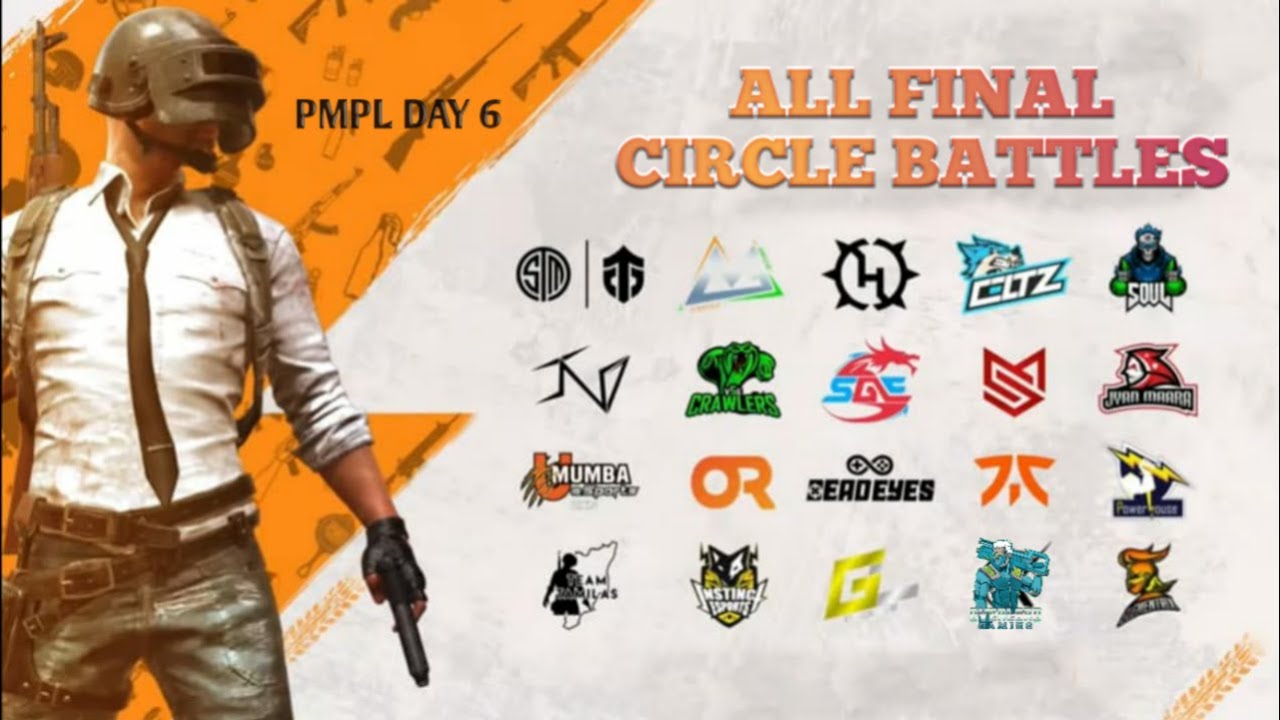 PUBG MOBILE PRO LEAGUE (PMPL), HIGHLIGHTS, ALL FINAL CIRCLE BATTLES ...