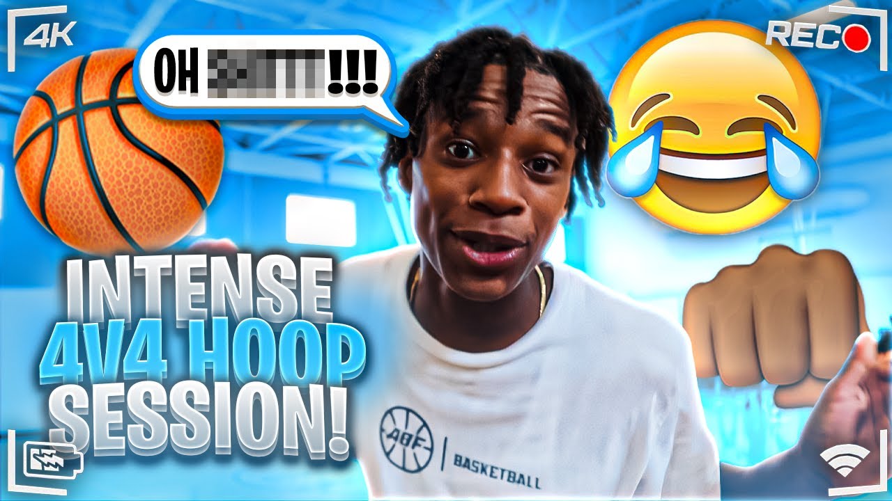 INTENSE 4V4 HOOP SESSION @GOULDS GYM - YouTube