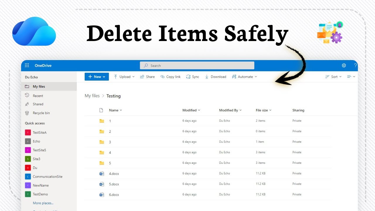 How to delete OneDrive files (Secure Deletion) - YouTube