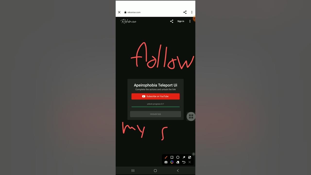 toturial how to open rekonise link - YouTube