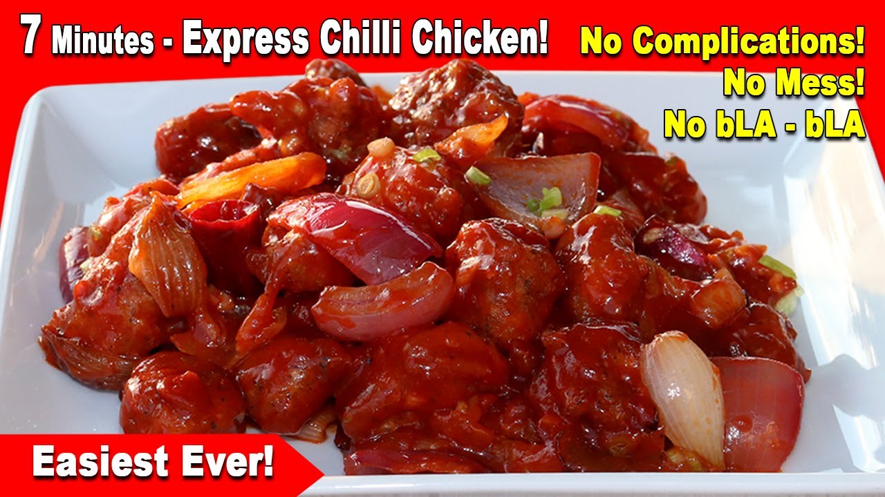 Restaurant Chili Chicken | Best Chinese Chilli Chicken | 5 minutes ...