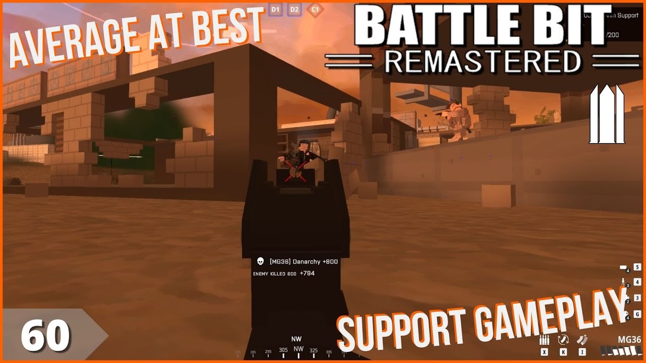 BattleBit Remastered | Average At Best : Ep 60 | Support Gameplay - YouTube