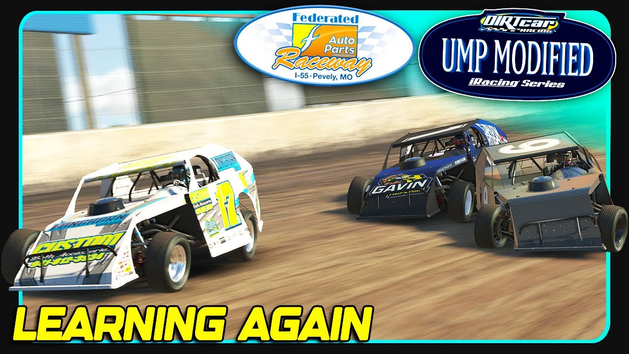 UMP Modified - I55 Speedway - iRacing Dirt - YouTube