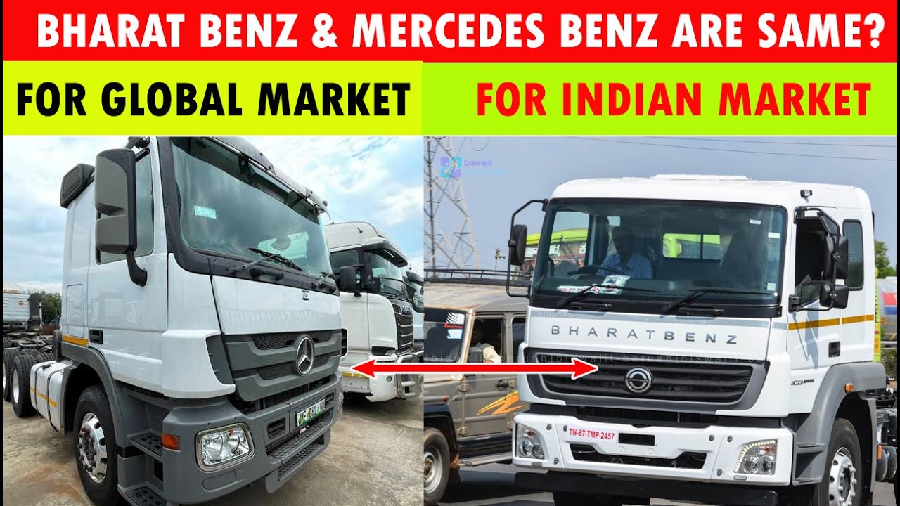 DIFFERENCE BETWEEN BHARAT BENZ AND MERCEDES BENZ|Bharatbenz Or Mercedes ...
