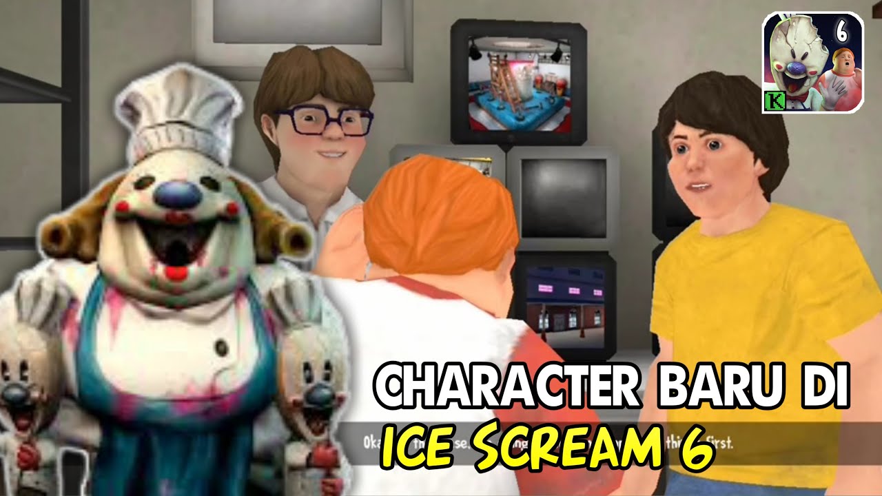 KITA HARUS BISA BEBAS DARI KANG ES KRIM BERTOPENG INI!! - ICE SCREAM 6 ...