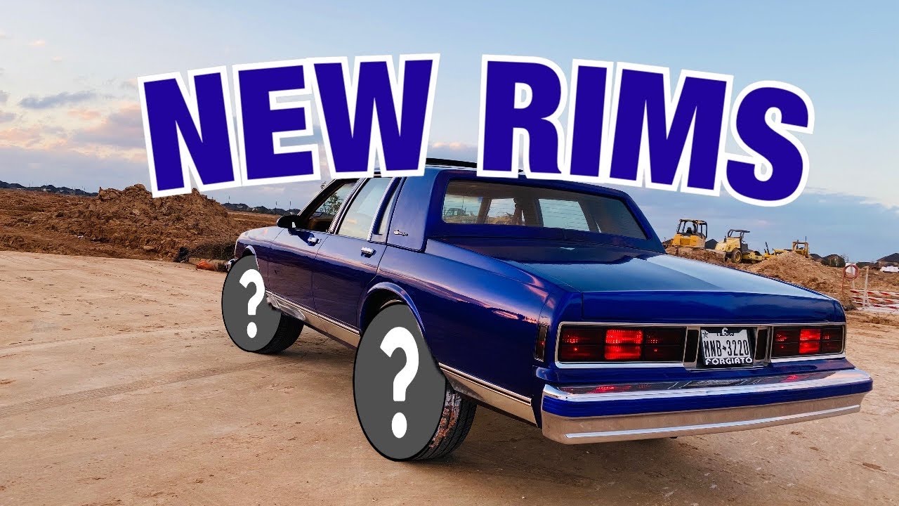 NEW RIMS ON THE FAMOUS BLUE BOX CHEVY - YouTube