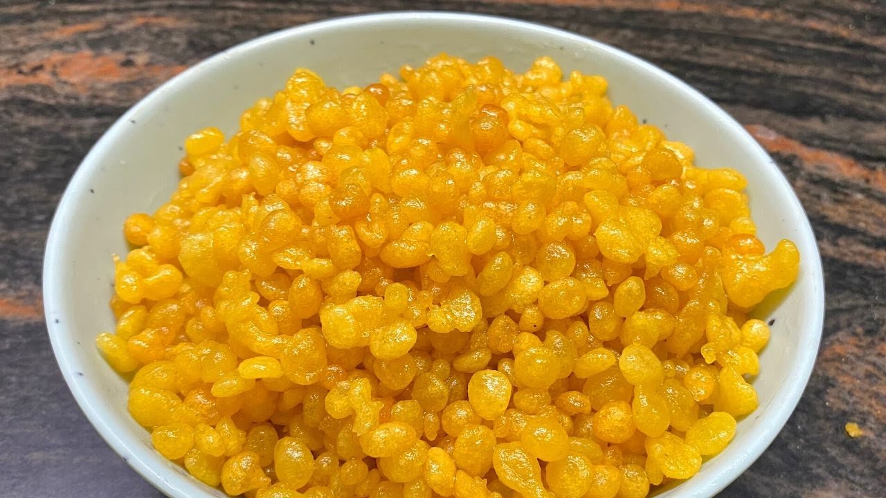 Without jhara Meethi Boondi Recipes | Bundia Recipes | बेसन बूंदी ...