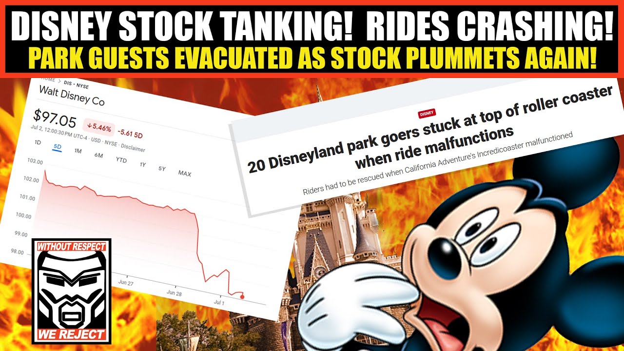 Disney's DISMAL Summer | Stock TANKS as Rides Crash and BURN, Forcing ...