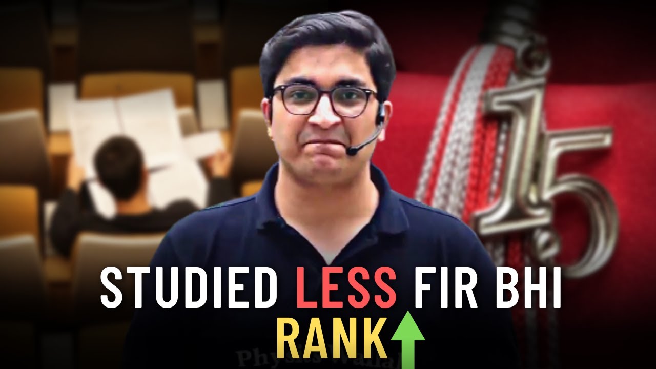 They Studied less but still got a RANK🔥| ft. Sachin Sir🙏| Physics ...