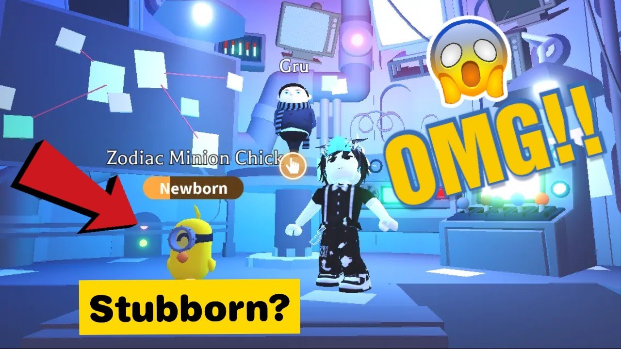 What can Zodiac Minion Chick really do?😱 in Adopt Me X Minions: The ...