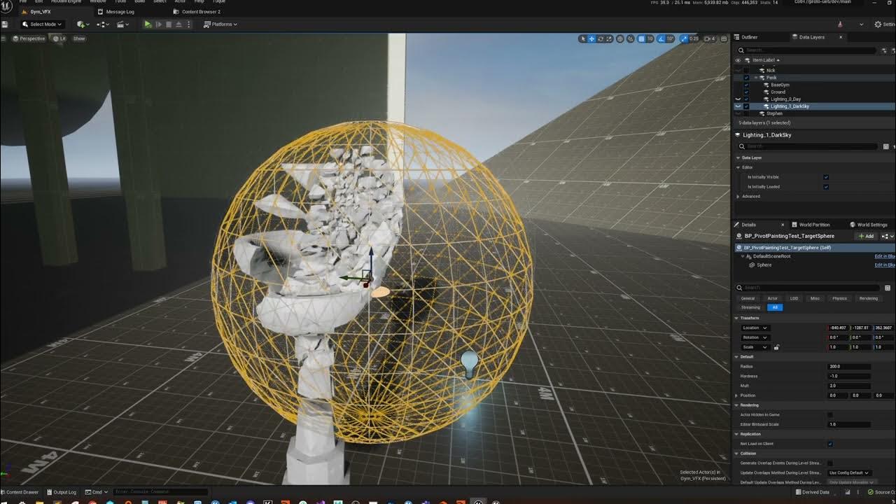 Unreal pivot painter 2.0 quick test - YouTube