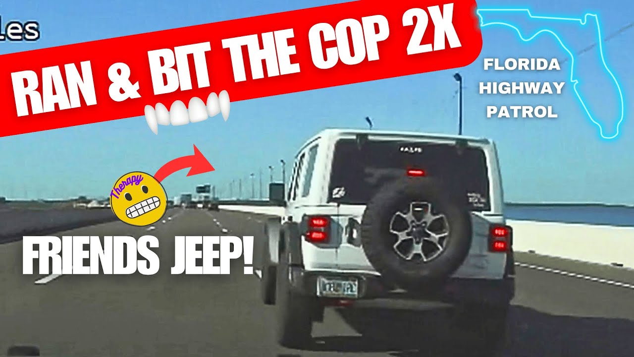 She Ran from FHP… Brake Checked, Then BIT the Trooper Twice - YouTube
