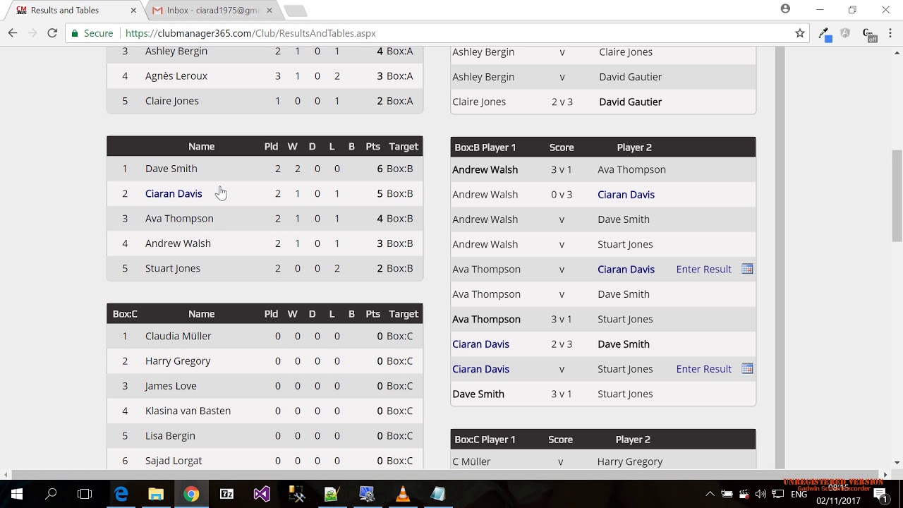 Club Manager 365 - Box Leagues Overview & System Demo - YouTube