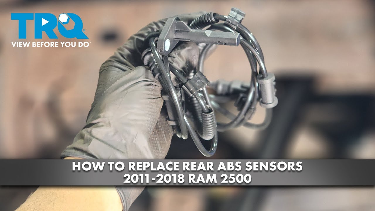 How to Replace Rear ABS Sensors 2011-2018 Ram 2500 - YouTube