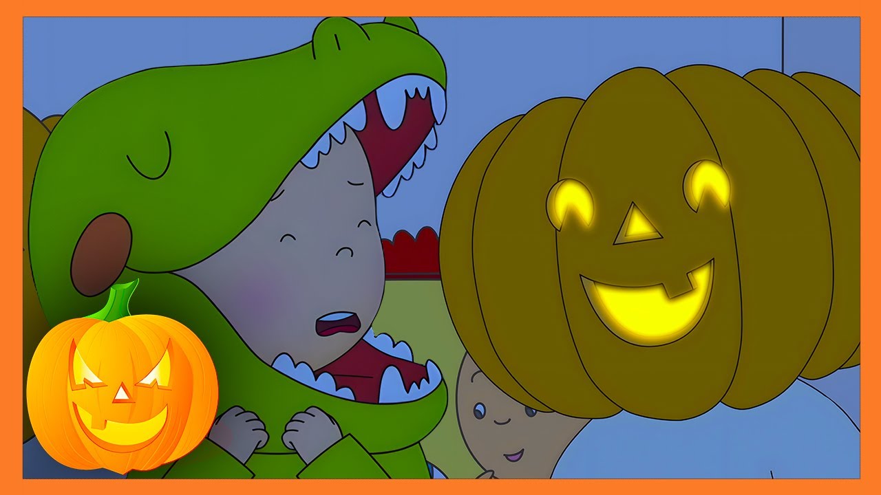 CAILLOU'S SPOOKY PARTY! 😱 | HAPPY HALLOWEEN 🎃 👻 | WildBrain Kids - YouTube
