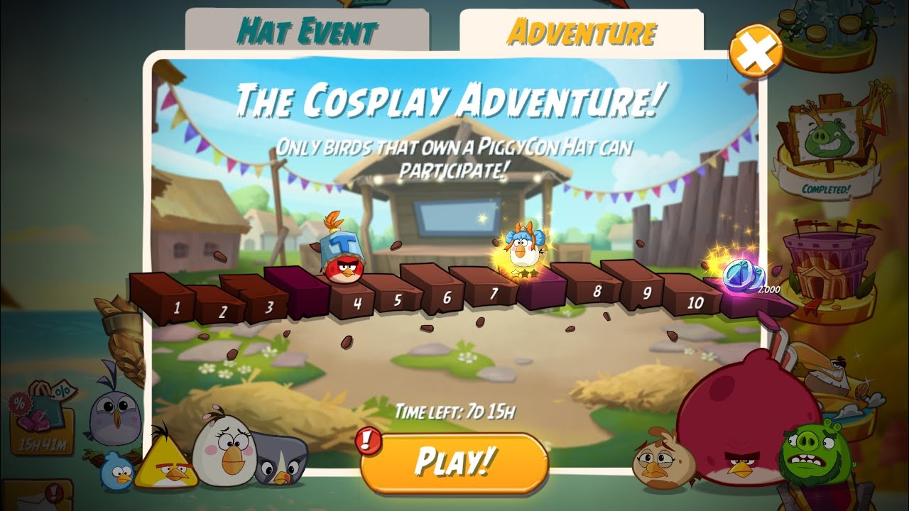 The Cosplay Adventure - Level 4 with Red - Angry Birds 2 - YouTube