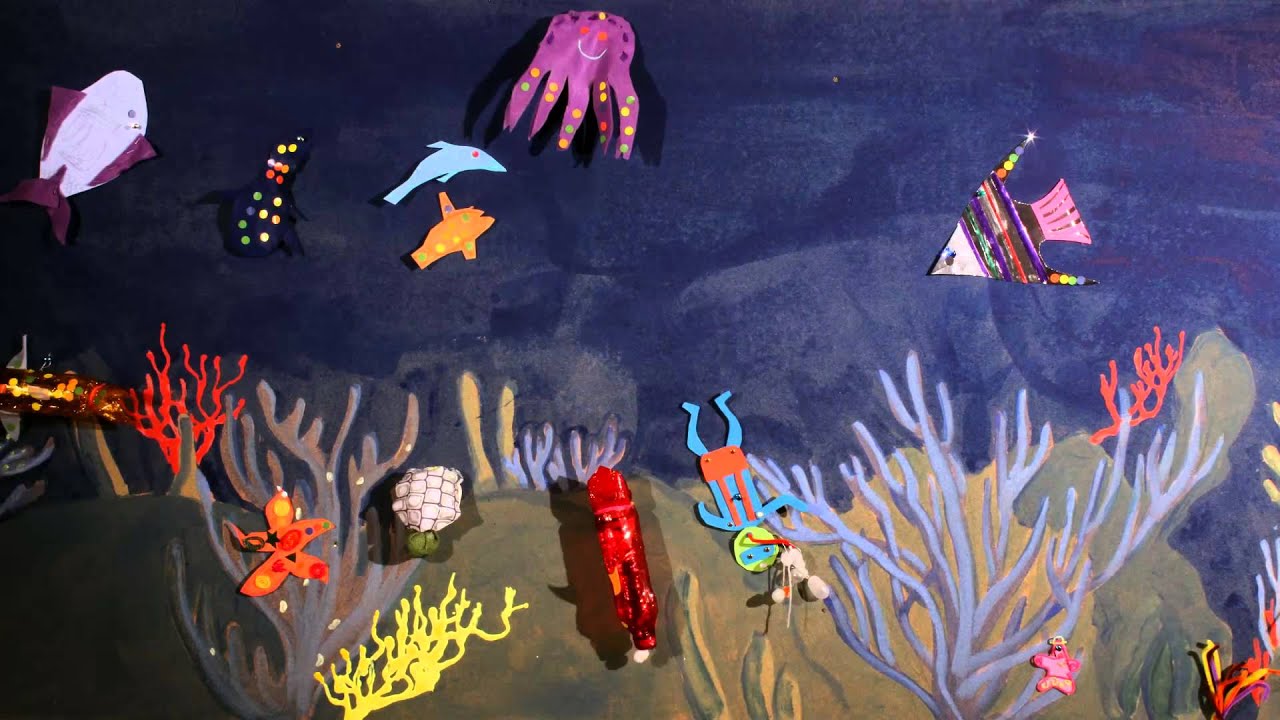 Stop Motion Ocean 17 May Family Studio Royal Academy of Arts - YouTube