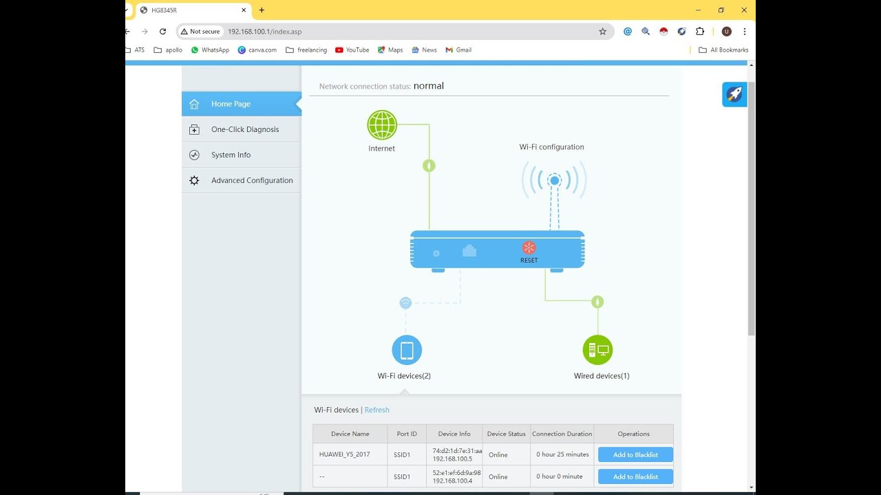 how to block or un block device fropm your pc (huawei router) - YouTube
