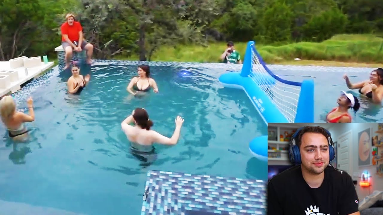 Mizkif becomes a Tier 10 Leech during pool stream - YouTube