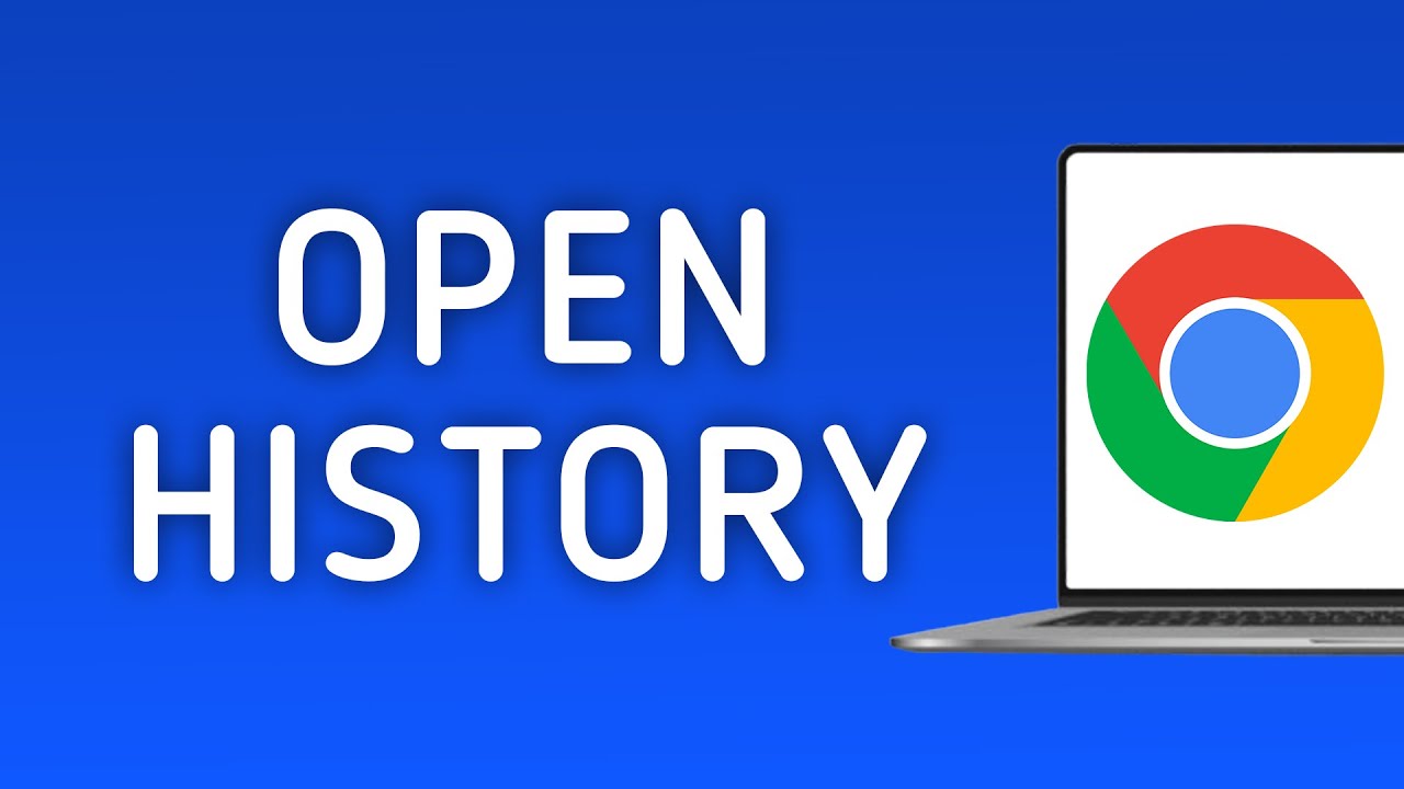 How To Open History On Google Chrome On PC (New Update) - YouTube