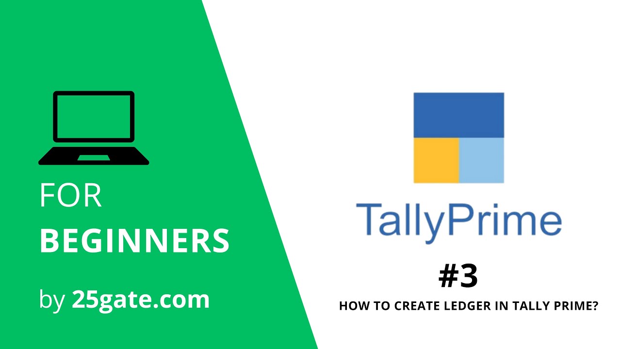 Tally Prime Course | How to Create Ledger in Tally Prime? #3 - YouTube