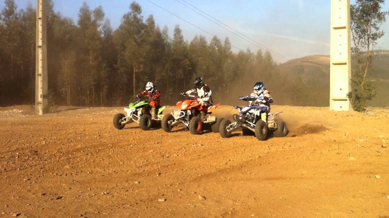 yfz450r vs Dvx 400 Vs Kfx450 - YouTube
