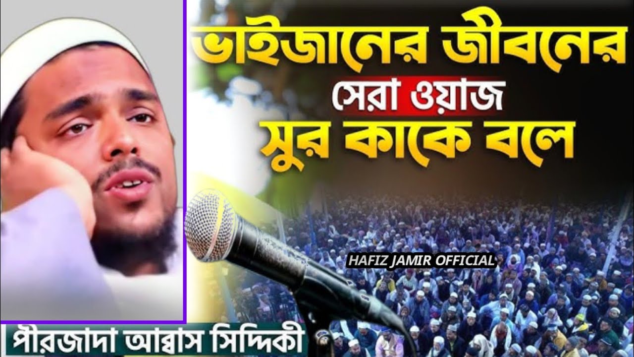 পীরজাদা আব্বাস সিদ্দিকী ভাইজানের সেরা ওয়াজ• || #HAFIZ_JAMIR_OFFICIAL ...