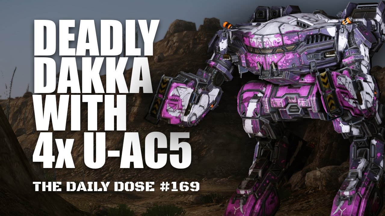 Deadly Dakka with 4x U-AC5 King Crab KGC-000B - Mechwarrior Online The ...