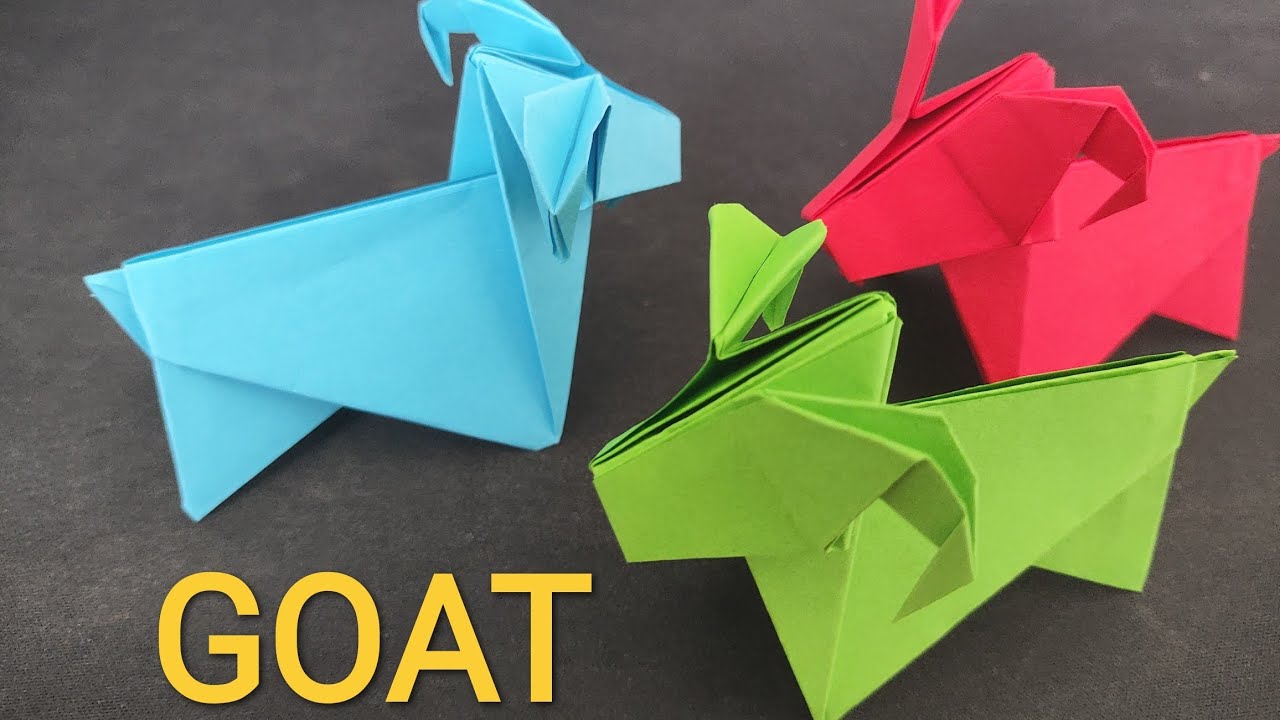 Cute Origami Goat! - YouTube
