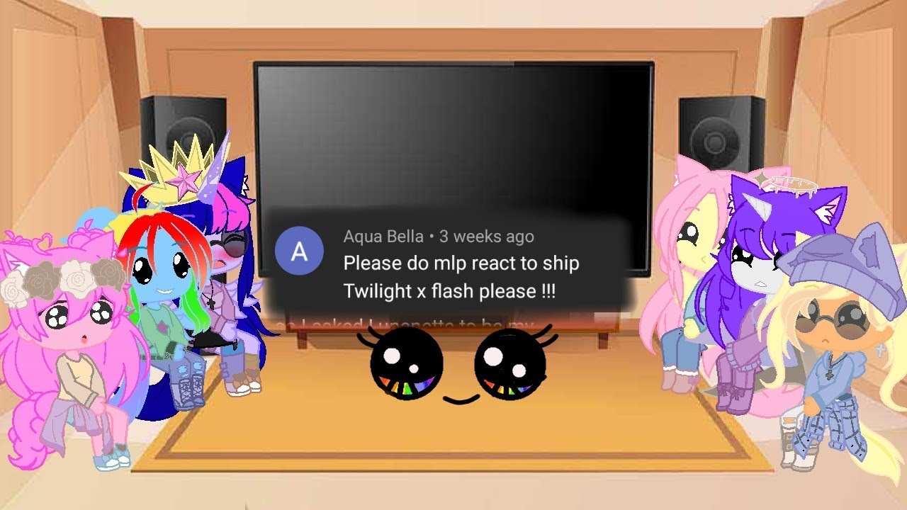 ||MLP|| react to Twilight x flash - YouTube