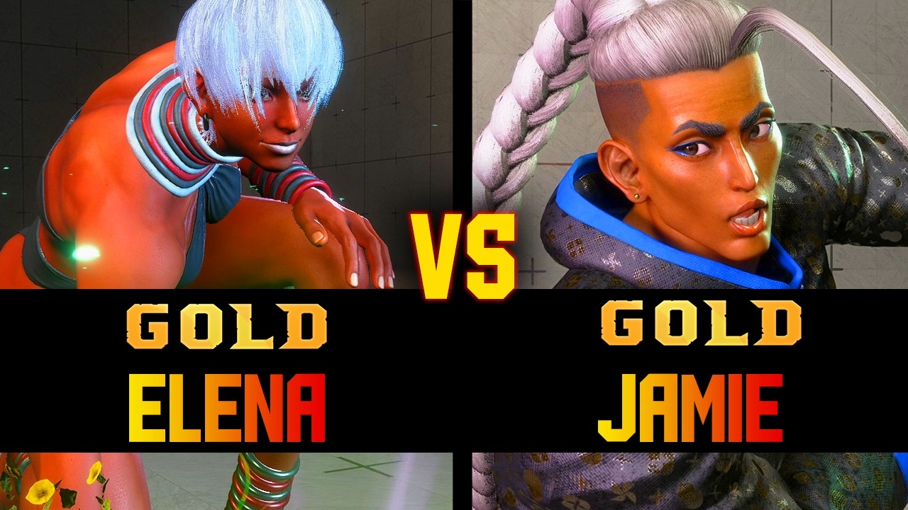 SF6 Elena (Gold 4) VS jamie (Gold 3) | Low Level Replay | Street ...