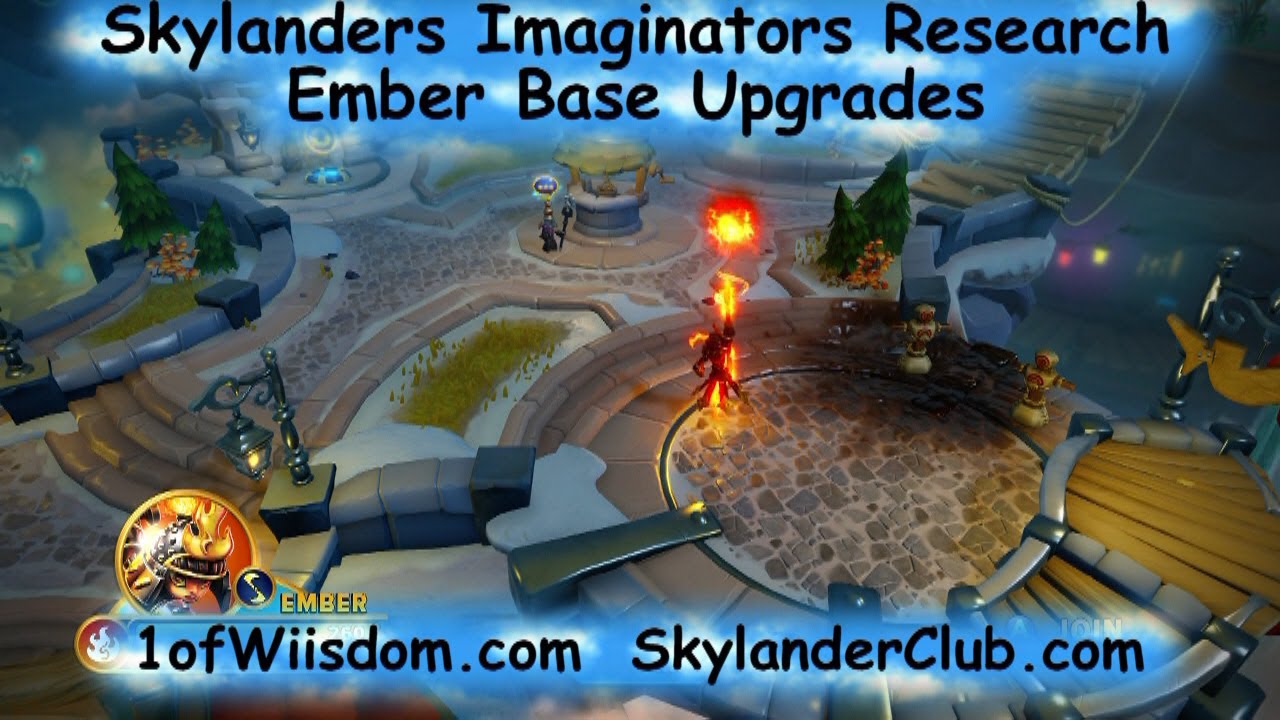 Skylanders Imaginators Research: Ember Base Upgrades - YouTube