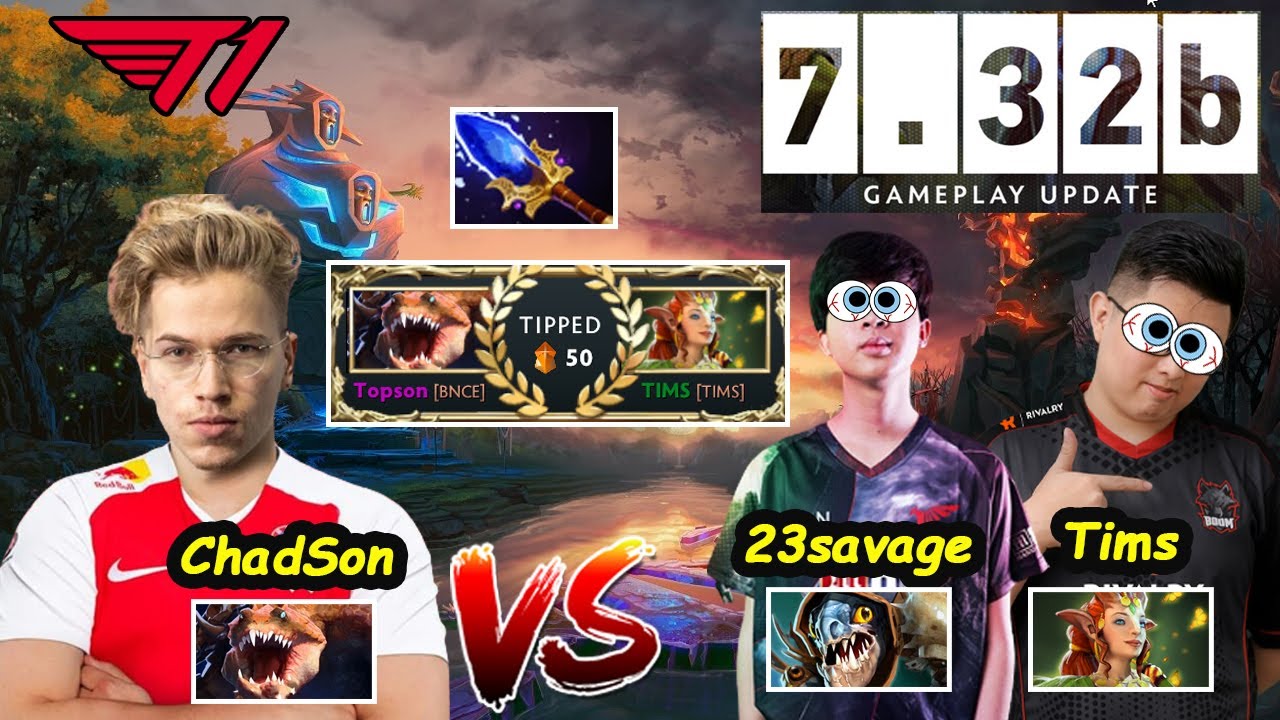 T1.Topson vs 23savage Tims JT - Primal Beast Midlane CHADSON Dota 2 pro ...