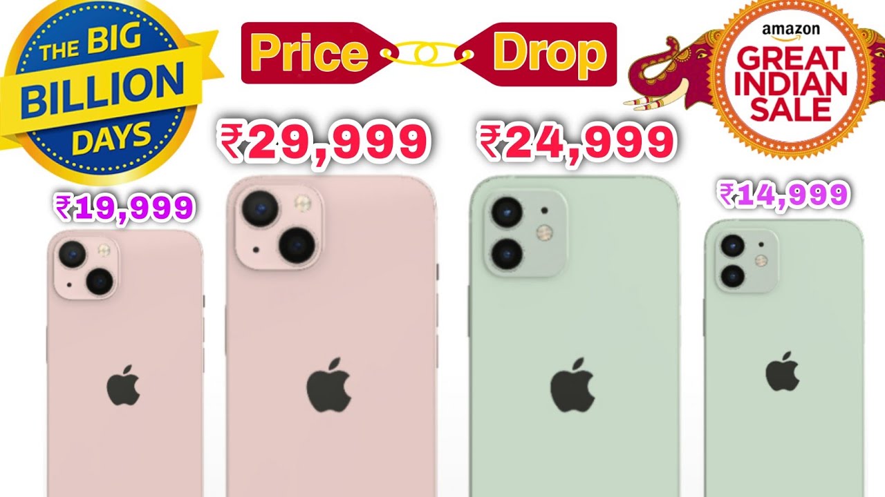 Heavy Discount On Iphone 12,13,Mini On Amazon and Flipkart Sale After ...