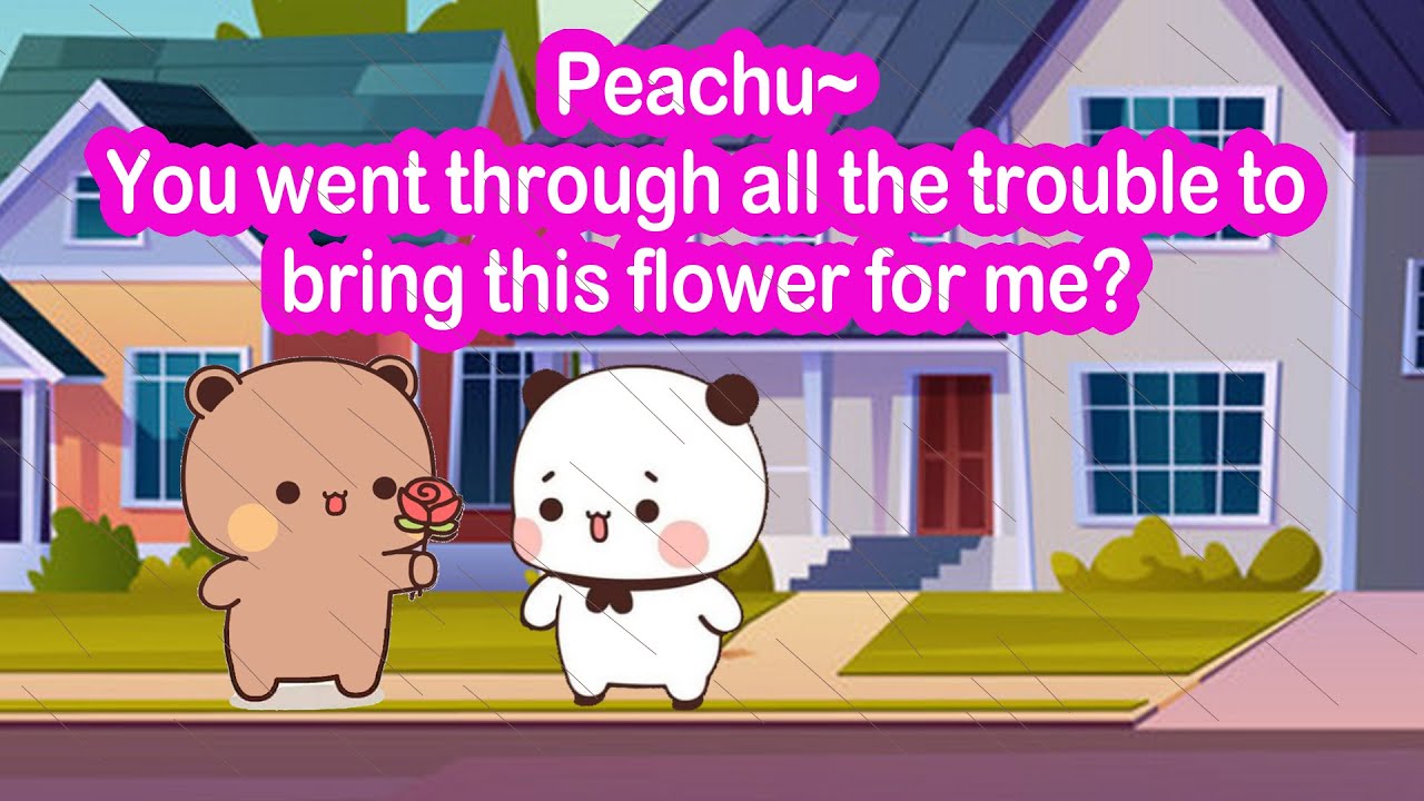 Gomu expressed his feeling to Peachu - Part 1 | Dudu Bubu | Goma Peach ...